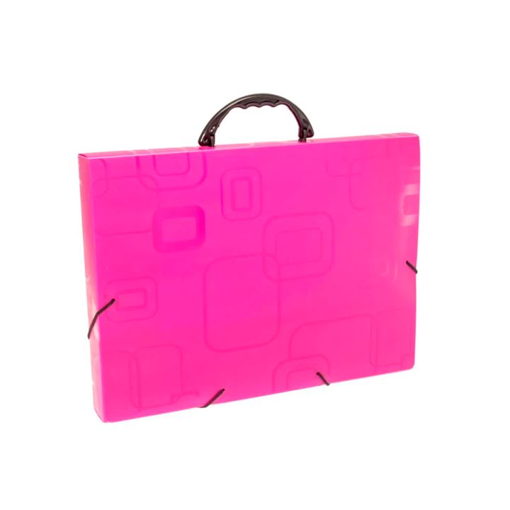 MALETA OFICIO DELLOSMILE ROSA PINK | Queiroz