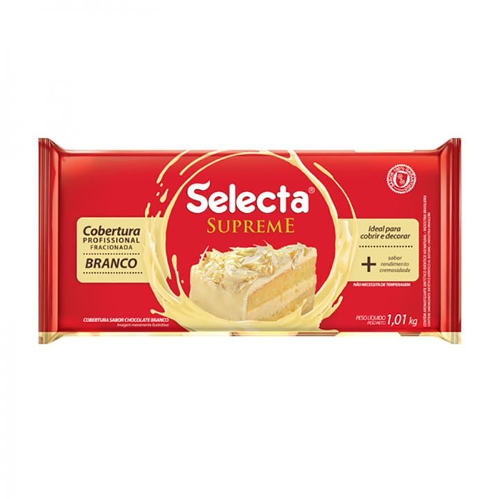 COBERTURA SUPREME CHOCOLATE BRANCO 1,01KG | Queiroz