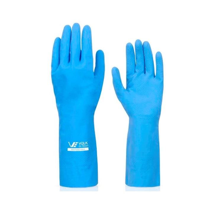 LUVA MULTIUSO AZUL TAMANHO M VOLK | Queiroz