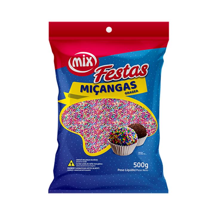 CONFEITO MICANGA 500G CANDY COLORS MIX | Queiroz