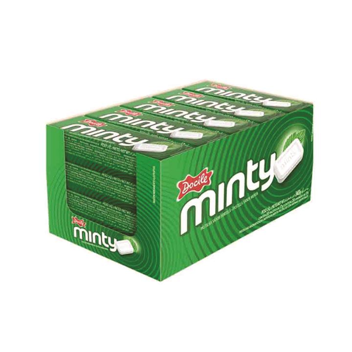 PASTILHA MINTY HORTELÃ DOCILE 40X17G | Queiroz