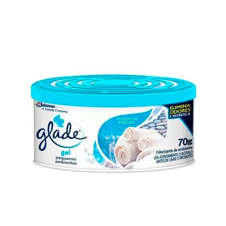 PURIFICADOR AMBIENTE GLADE EM GEL TOQUE DE MACIEZ 70G | Queiroz