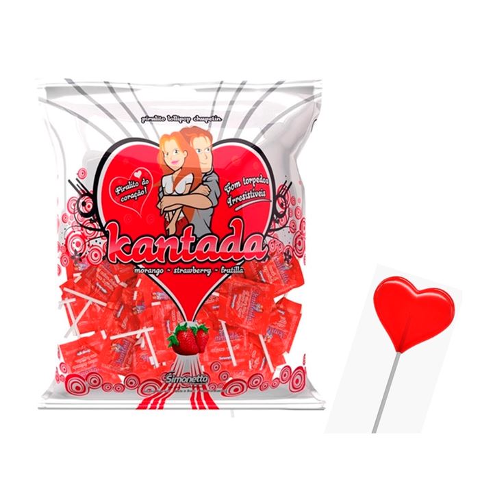 PIRULITO KANTADA MORANGO 500G - SIMONETTO | Queiroz