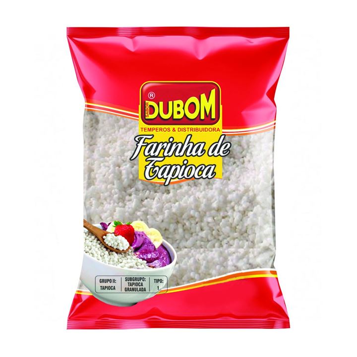 FARINHA DE TAPIOCA DUBOM 1KG | Queiroz