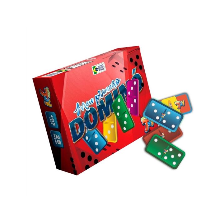 MEU PRIMEIRO DOMINO JG EDUC PAPER TOY | Queiroz